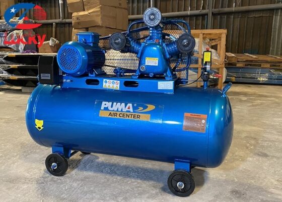 Máy nén khí Puma 200L 4hp PK-40200 áp 8 bar GIÁ từ 9 triệu