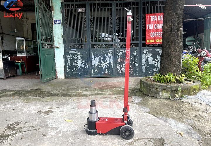 Kích dùng hơi 2 tầng nâng 80 tấn thân ngắn | dienmaylucky.vn